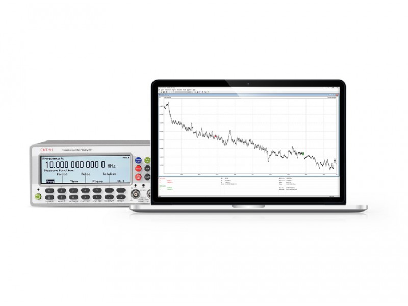 Software TimeView Modulation Domain Analyzer por Pendulum Instruments para análise estatística ...